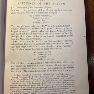 Aristotle's Syllogistic From the Standpoint of Modern Formal Logic ...