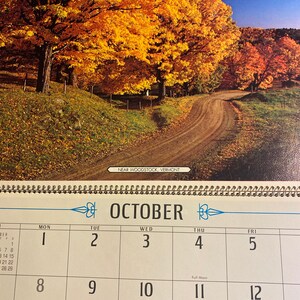 Scenes of America 1990 Calendar - Marathon Fuels / Oil Company ...