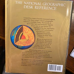 National Geographic Desk Reference - Photos Maps Charts Graphs - 1999 ...