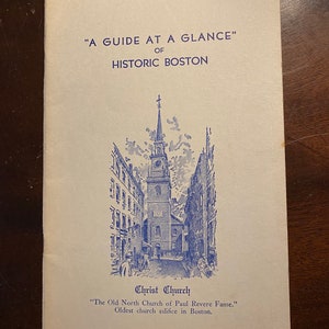 A Guide at A Glance of Historic Boston - Freedom Trail: Illustrated ...
