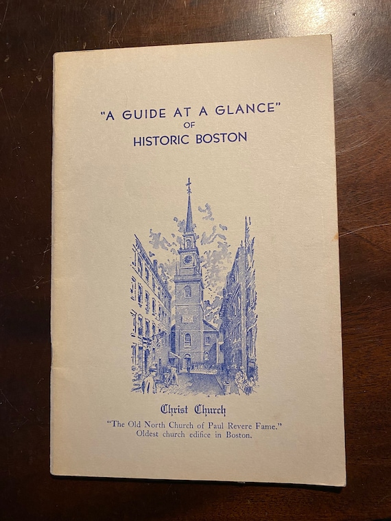 A Guide at A Glance of Historic Boston Freedom Trail: - Etsy