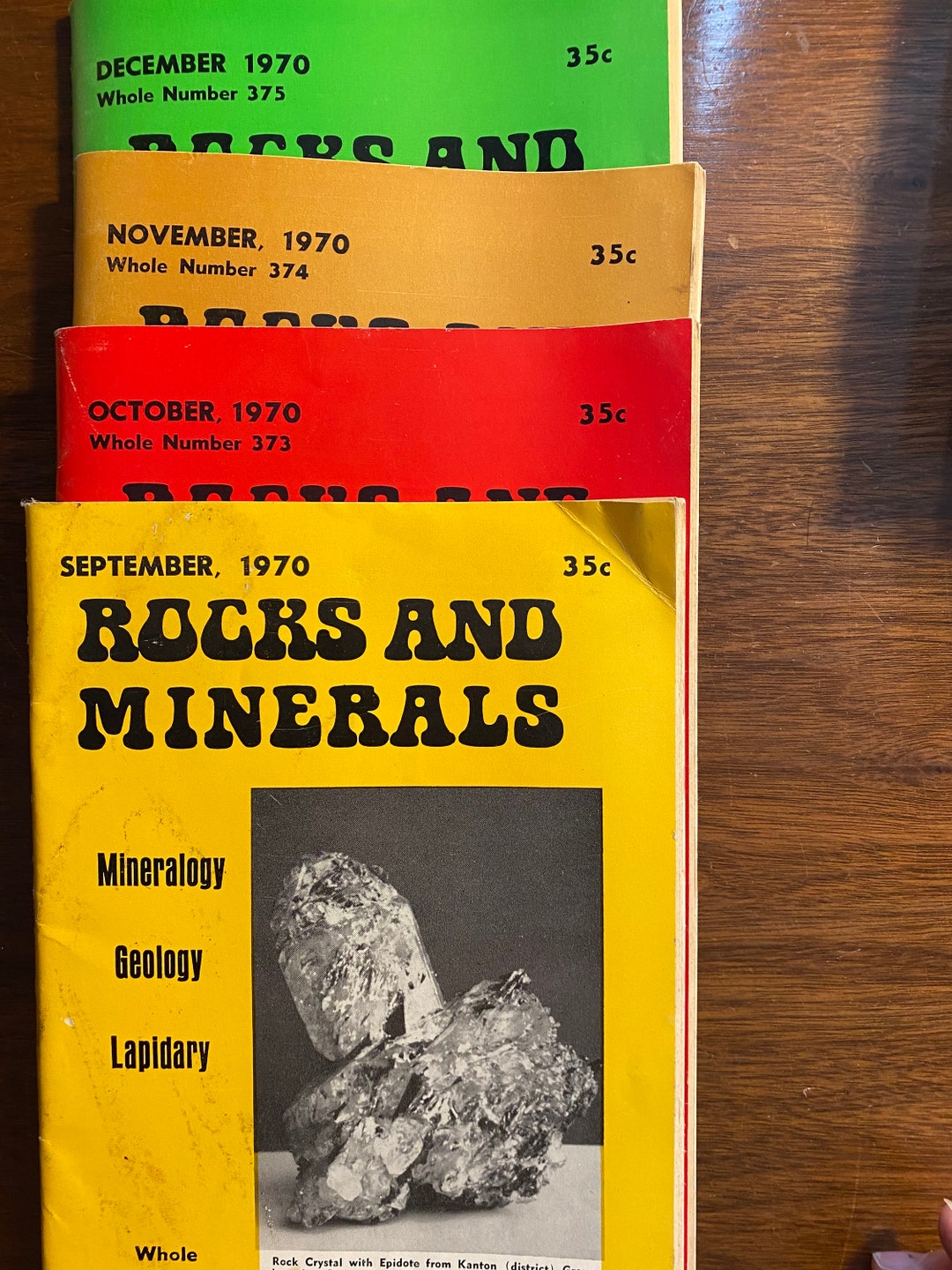 Rocks & Minerals Magazine Choose Edition From 1970 - Mineralogy ...