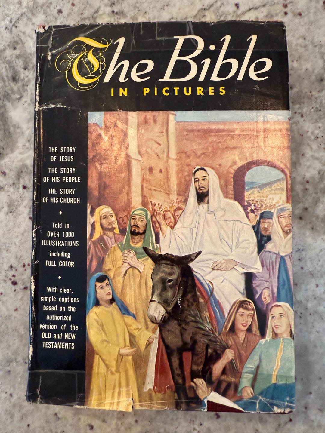 The Bible in Pictures - Reverend Ralph Kirby - 1952 - Vintage Holy ...