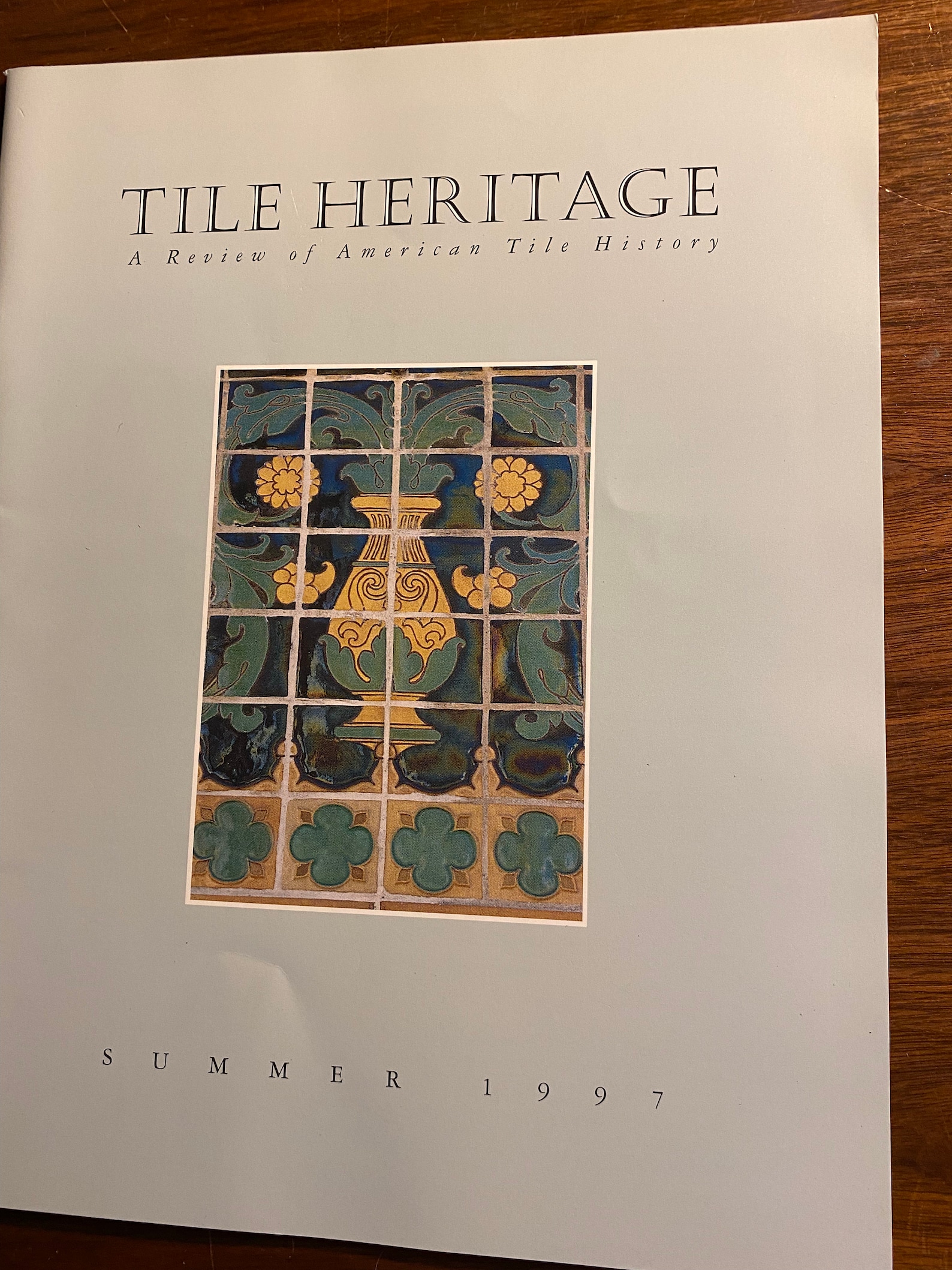 Tile Heritage A Review of American Tile History Magazine - Choose ...