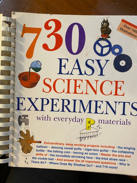 730 Easy Science Experiments With Everyday Materials E | Etsy