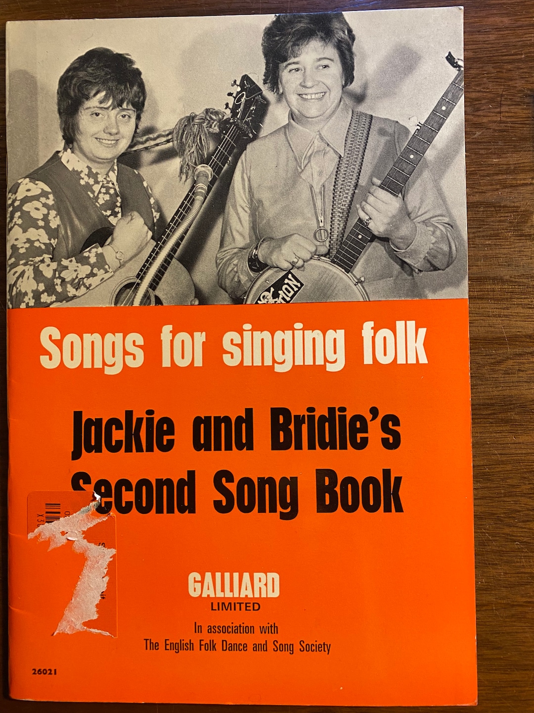 Songs for Singing Folk Jackie and Bridie's Second Song Book - English ...