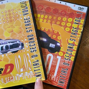 DVD Initial D Second Stage 3 DVD Boxed Set - Volume 1, 2 and 3 - Etsy