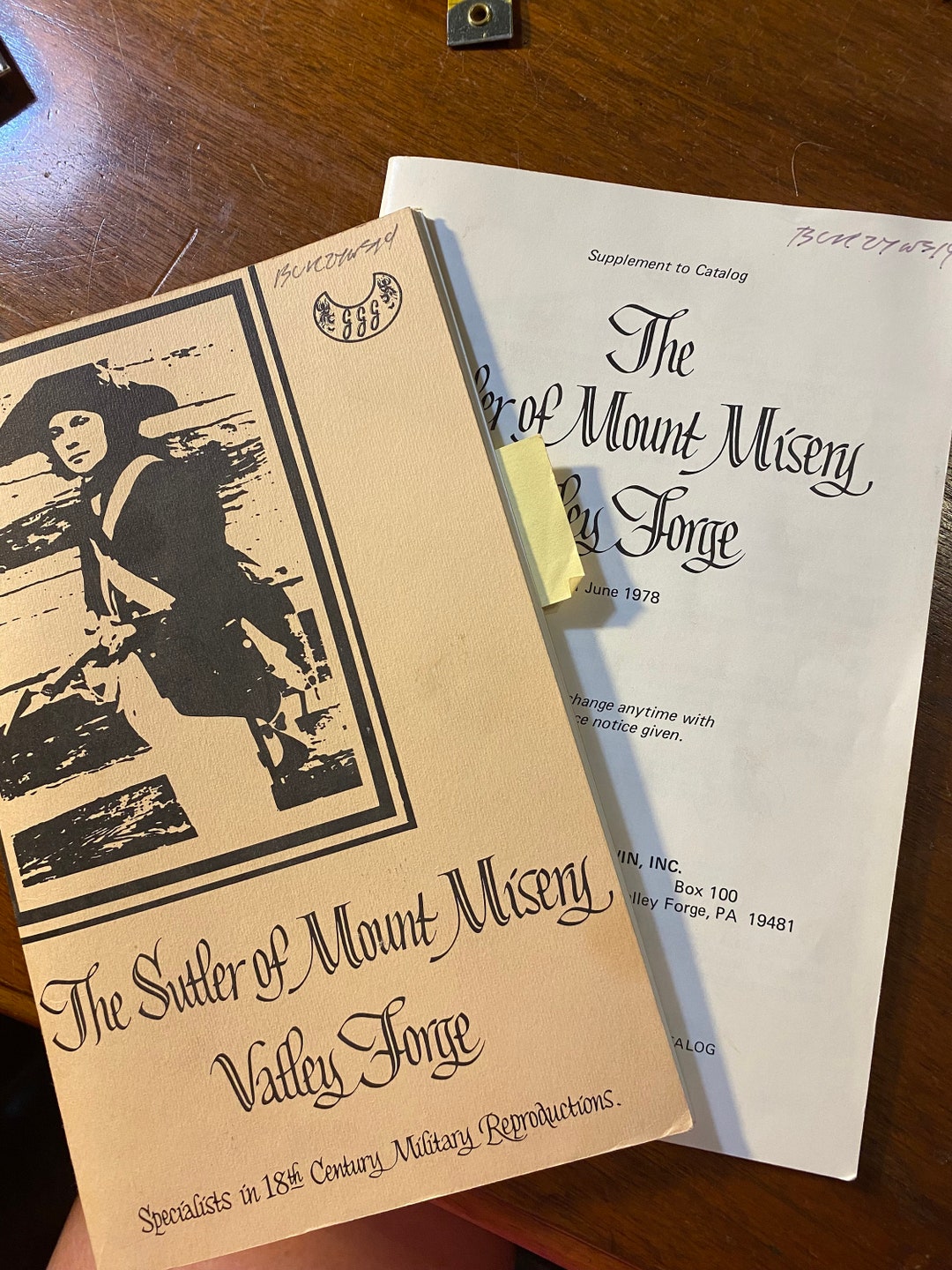 Sutler of Mount Misery Valley Forge - Early American Military Tools ...