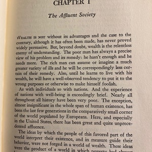 The Affluent Society - John Kenneth Galbraith - 1958- Behavioral Social ...