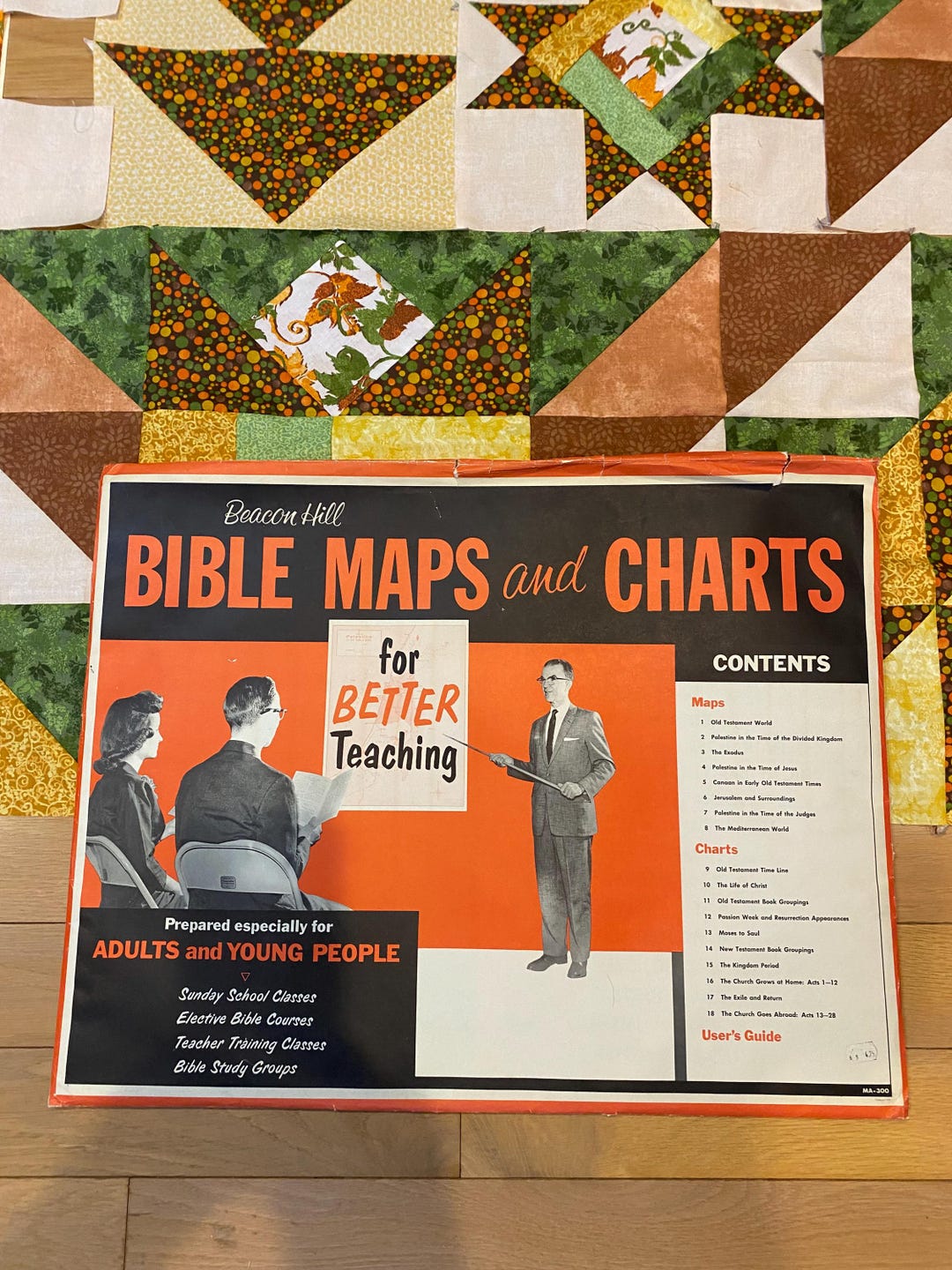 Vintage Religious Maps and Charts Posters - Old / New Testament History ...