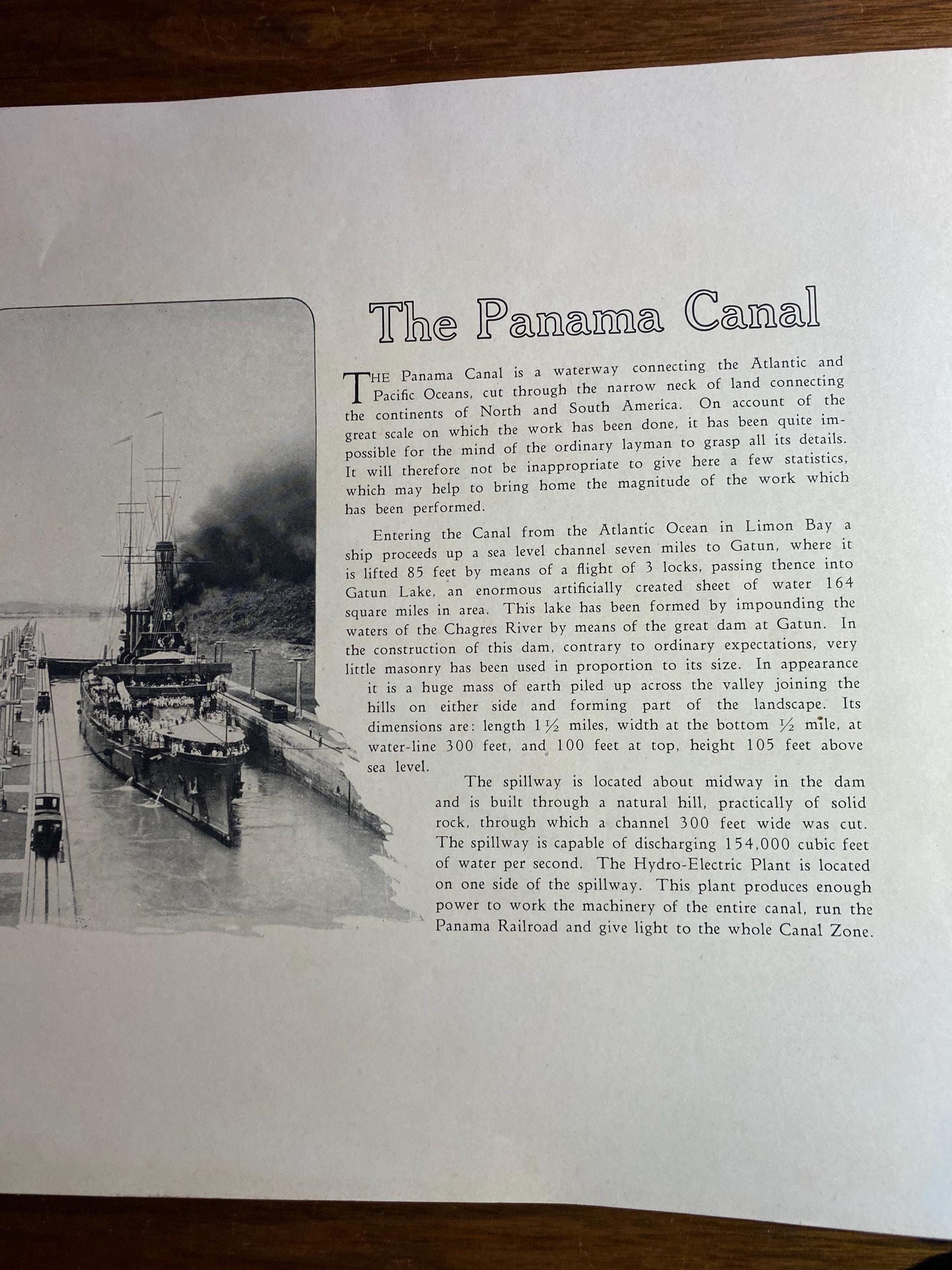 Souvenir of the Panama Canal C1960 - American History - United States ...