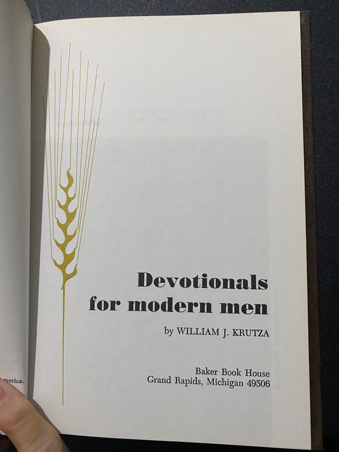 Daily Prayer - Devotionals for Modern Men - 1968 - William Krutza ...