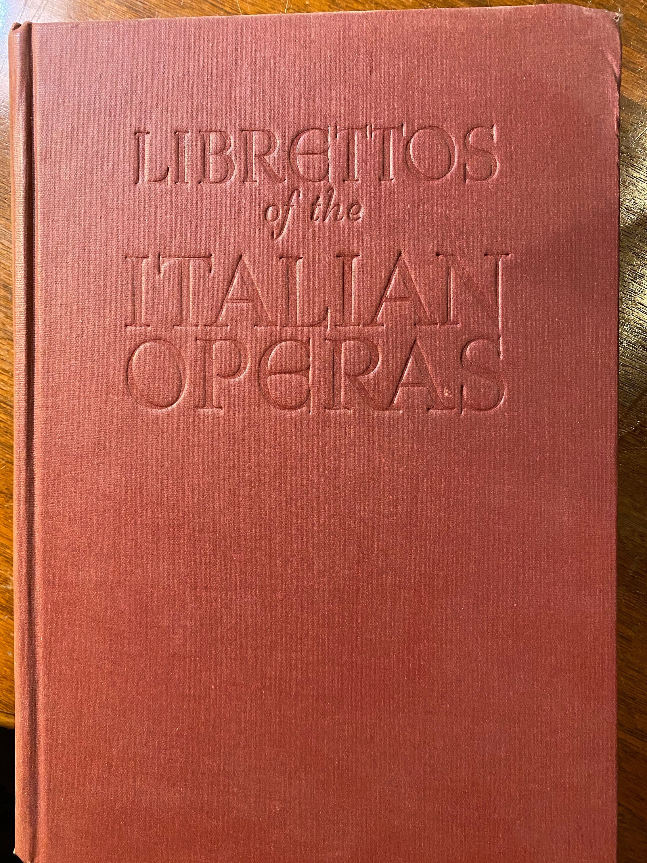 Authentic Librettos of the Italian Operas With English | Etsy