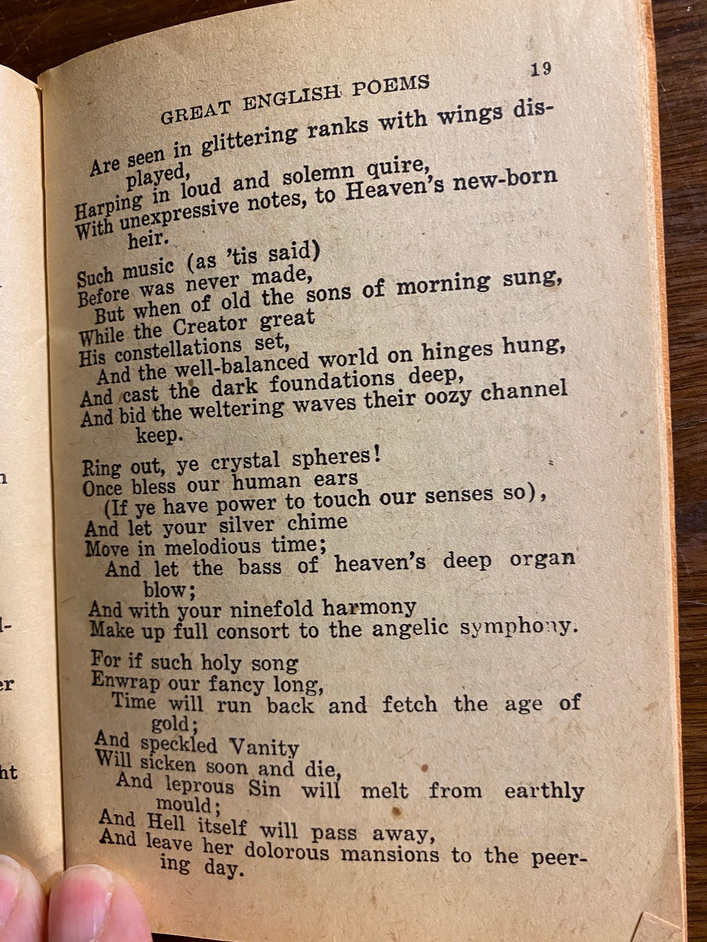 Rare Pamphlet Great English Poems : Little Blue Book No 9 | Etsy