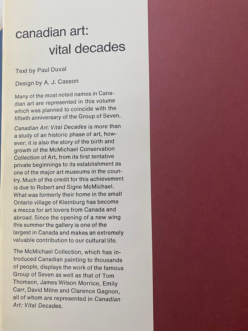 Canadian Art Vital Decades - Paintings Canada: History - Paul Duval ...