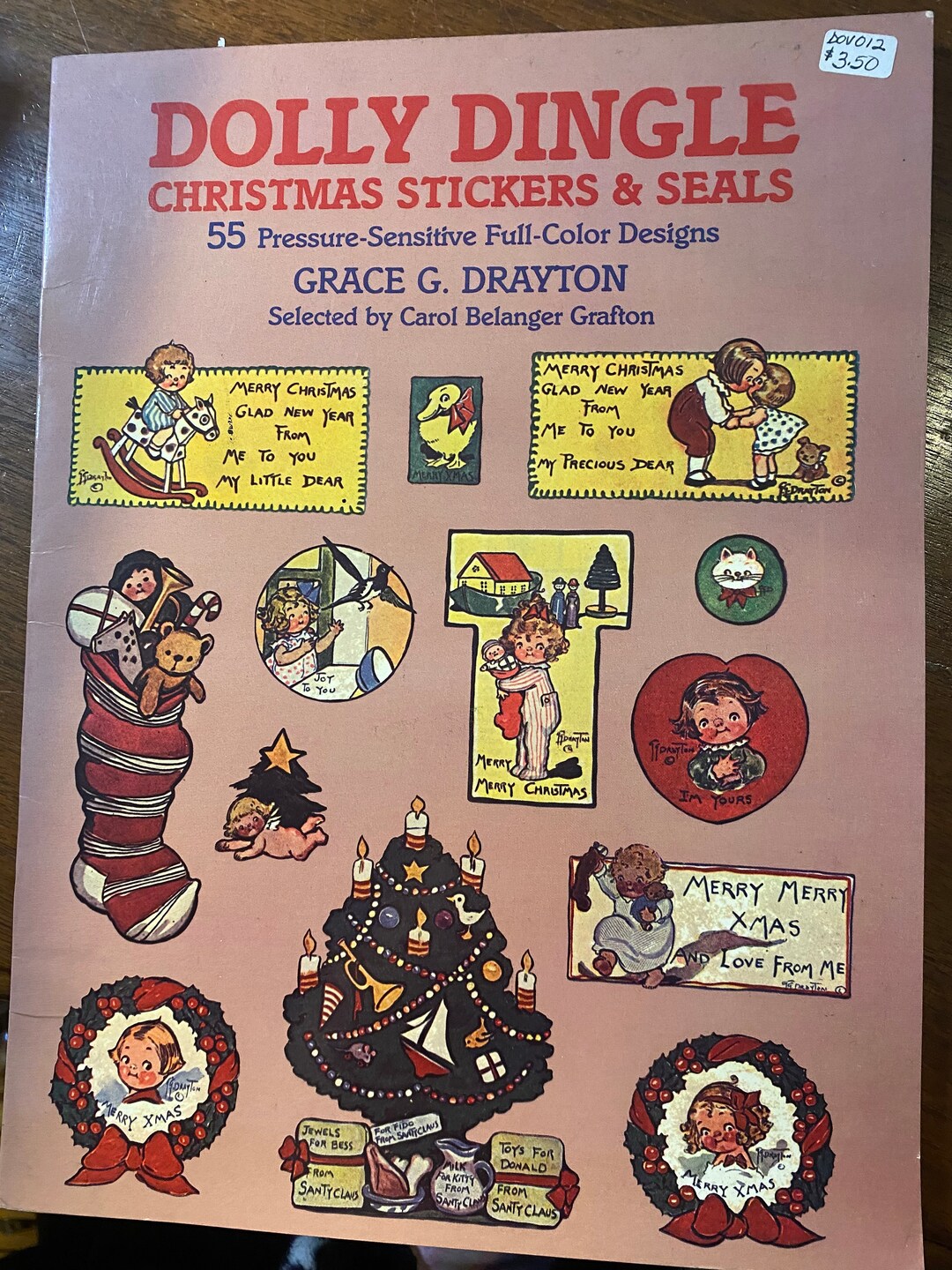 Vintage Dolly Dingle Christmas Stickers / Seals Sheet - Grace G ...