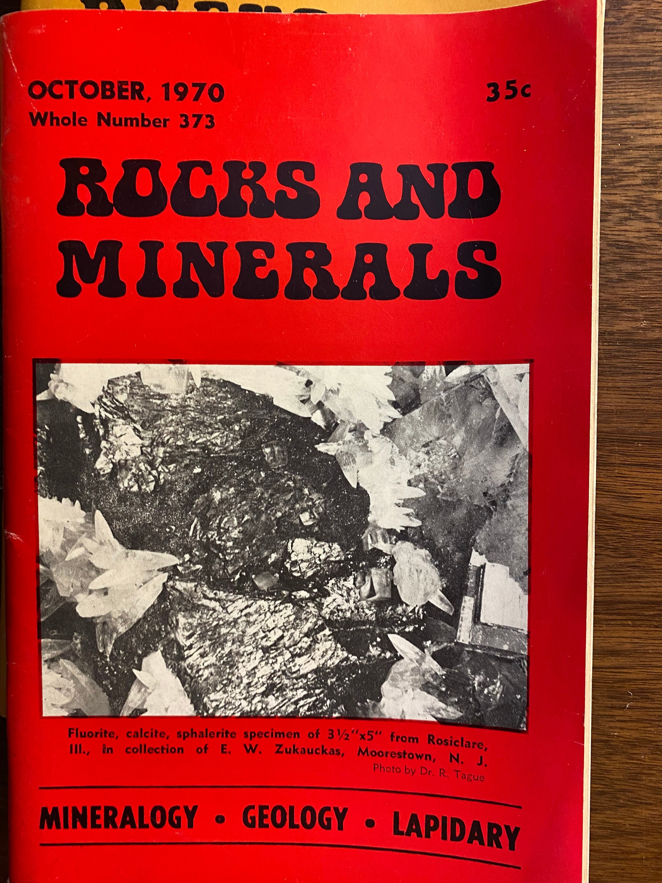 Rocks & Minerals Magazine Choose Edition From 1970 - Mineralogy ...