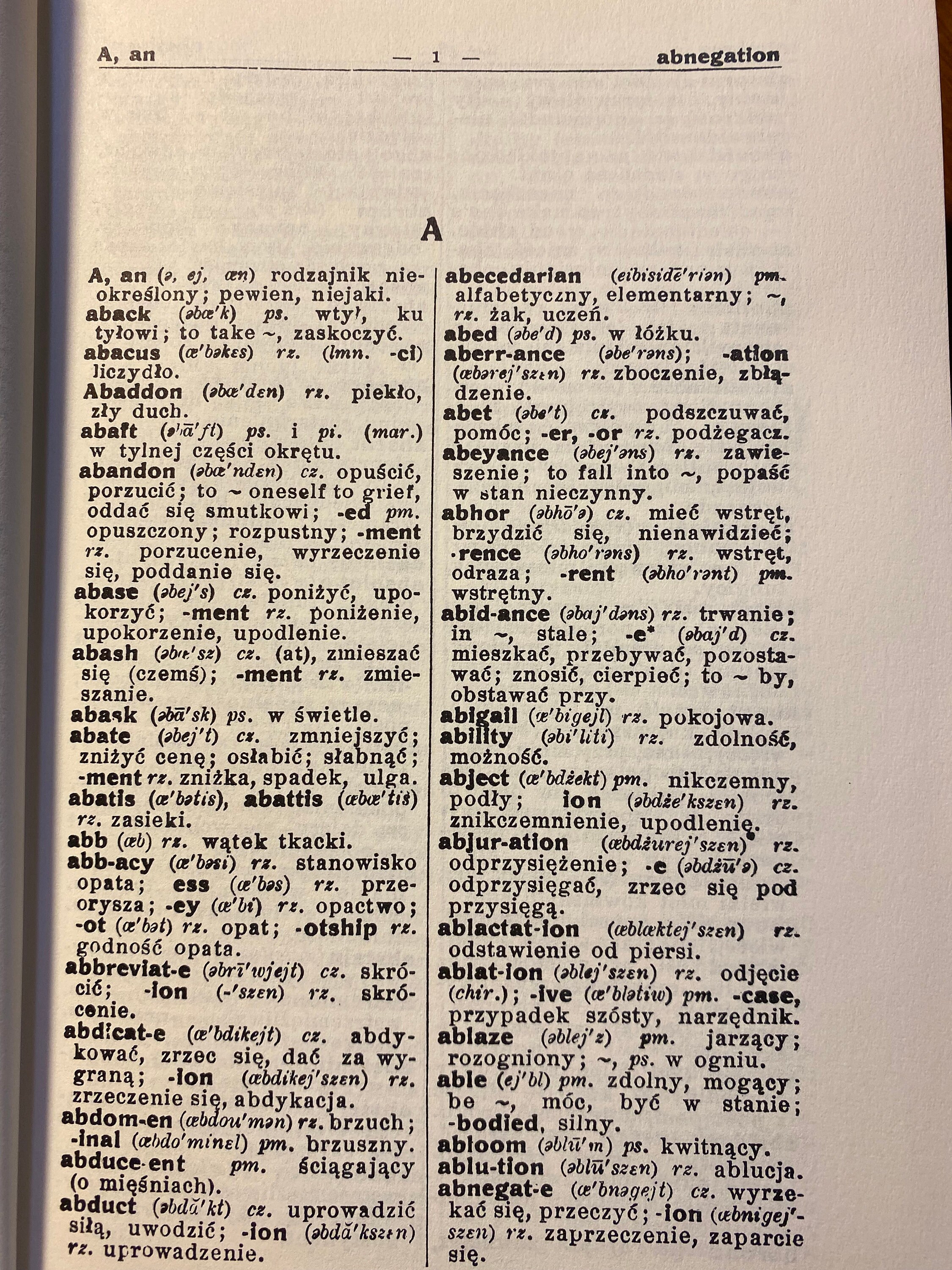 Polish English Dictionary - Pick Edition - Jan Stanislawski - 1983 ...