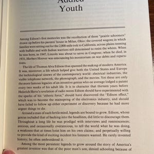 Edison the Man Who Made the Future -1977 - Ronald Clark - History ...