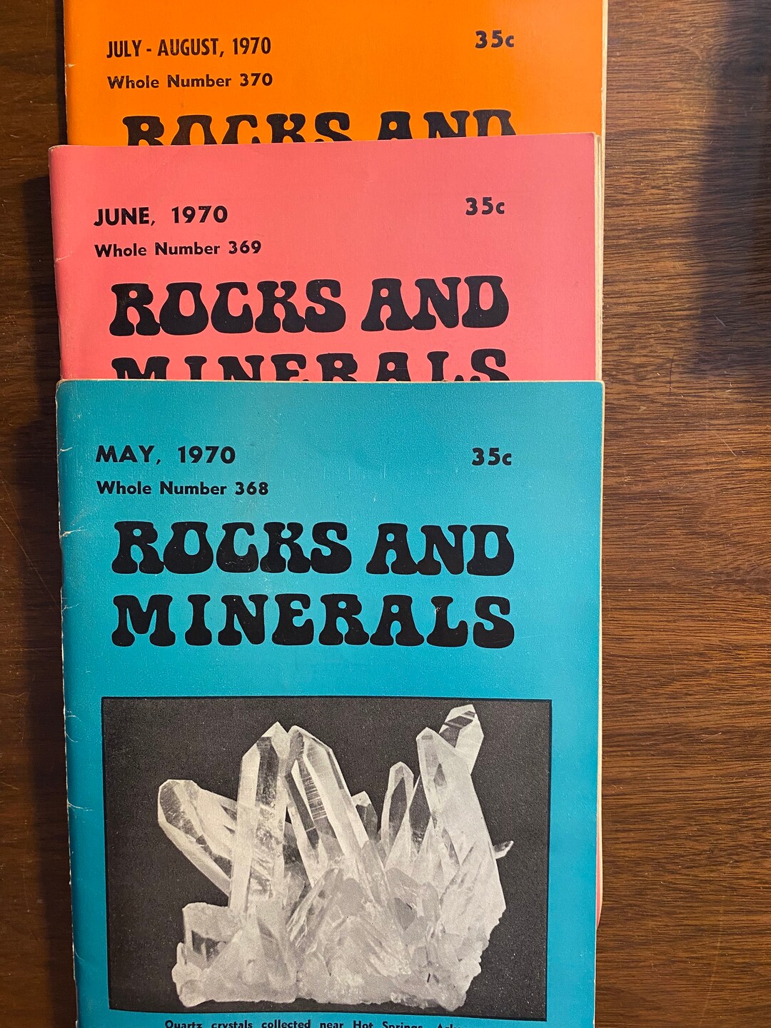 Rocks & Minerals Magazine Choose Edition From 1970 - Mineralogy ...