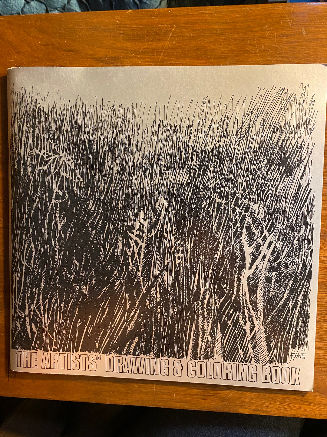 The Artists' Drawing & Coloring Book - 1980 - Black / White Selected ...