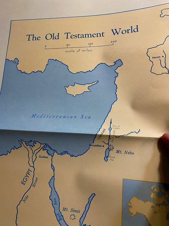 Old Testament Maps And Charts