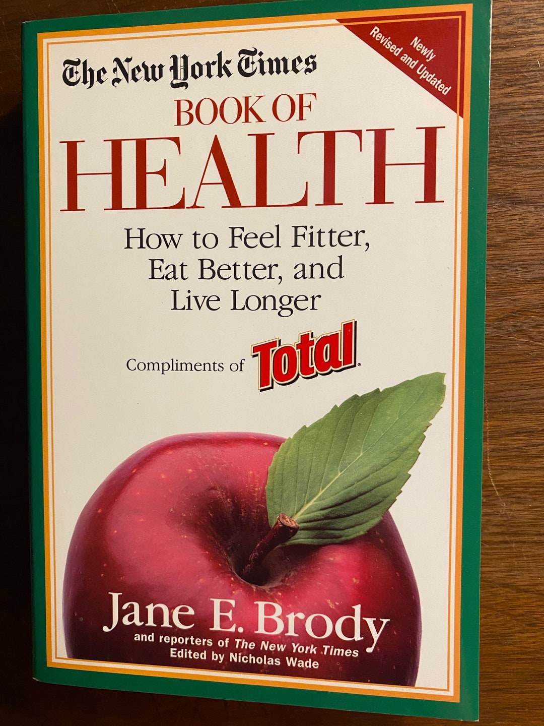 New York Times Book of Health - 1998 - Jane Brody - Nutrition - Diet ...