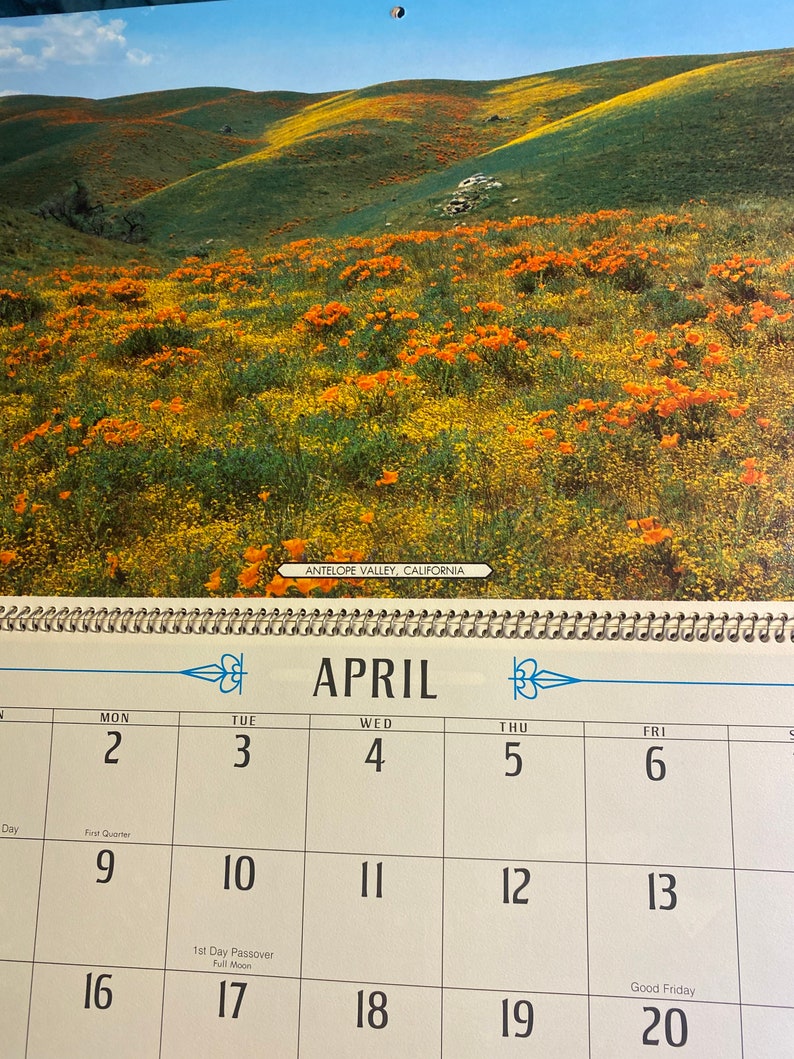 Scenes of America 1990 Calendar - Marathon Fuels / Oil Company ...
