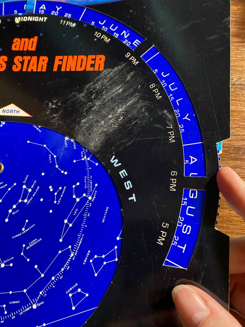 Seasonal Star Charts Astronomy the Nature Company 1972 - Etsy