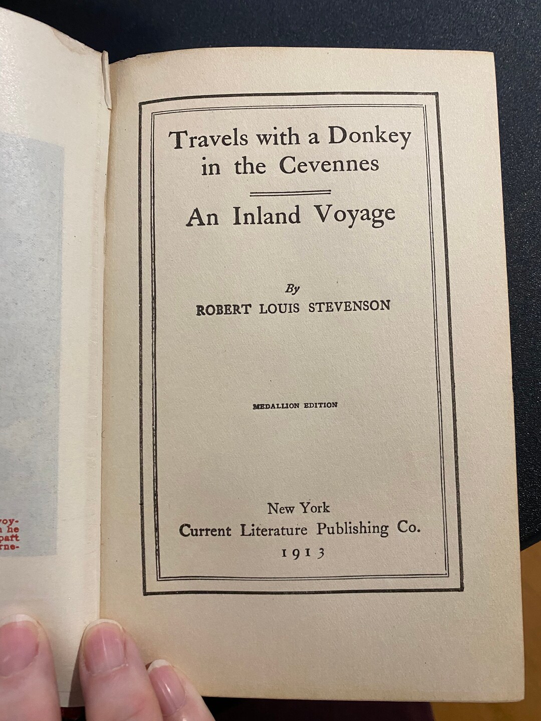 Travels With a Donkey in the Cevennes - an Inland Voyage - Robert Louis ...