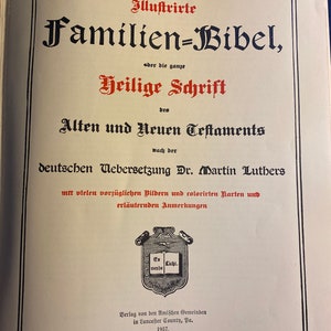 Heilige Schrift - Holy Bible / Scriptures - German Edition - 1957 - Old ...