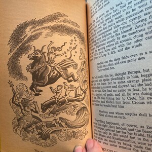 Mythology Edith Hamilton 1969 History of Greek and Roman Gods ...