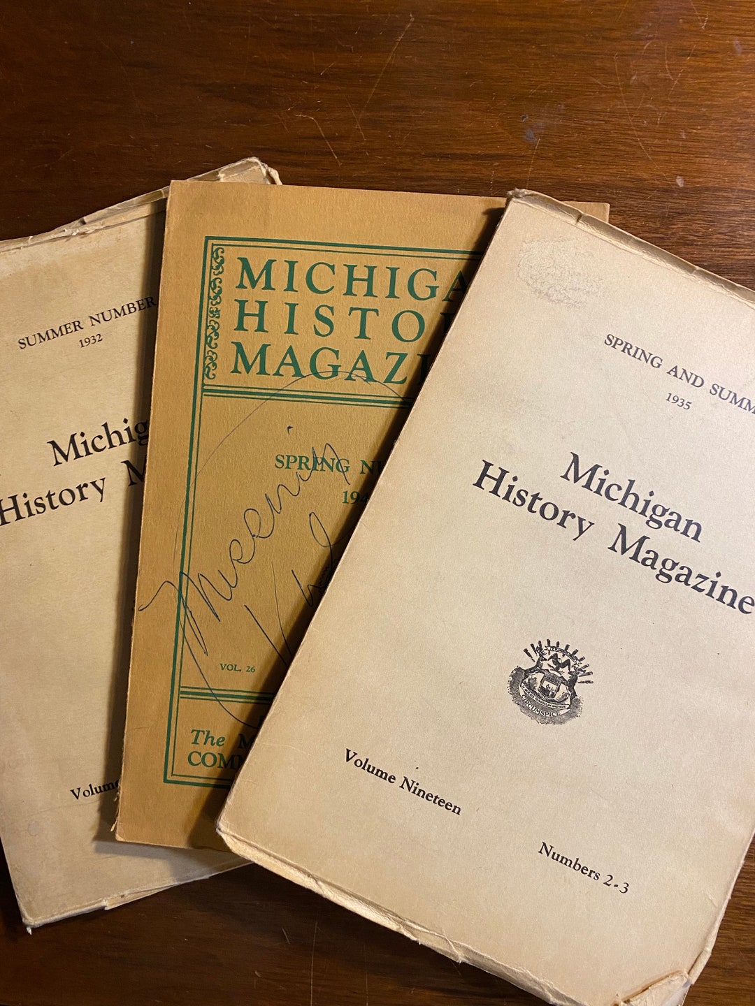 Michigan History Magazine - 1930s - 1040s - Editor George Fuller ...
