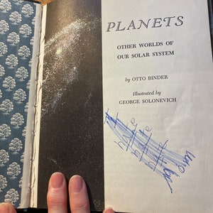 Planets Other Worlds of Our Solar System - Guide - Otto Binder - Weekly ...