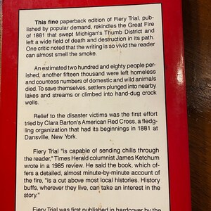 Fiery Trial: Great Fire of 1881 - Michigan History - 1994 - James ...