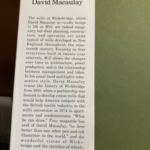 Mill: Story of Its Development and Uses - David Macaulay - 1983 ...