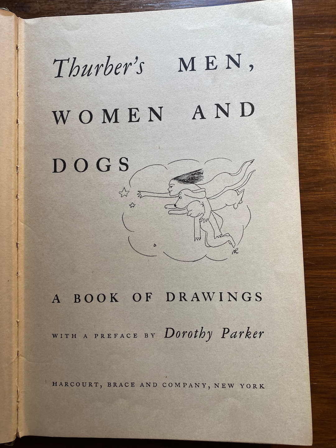 Thurber's Men, Women and Dogs A Book of Drawings - James Thurber ...
