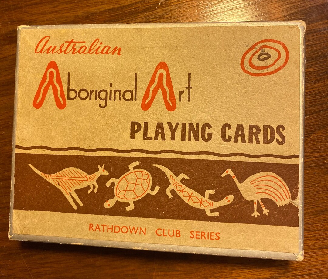 Australian Aboriginal Art Deck Playing Cards in Cardboard Box ...