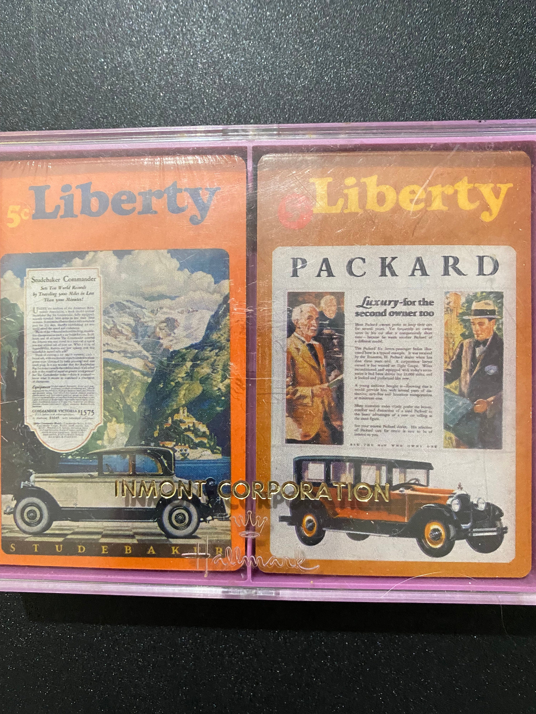 Hallmark Liberty 2 Decks Playing Cards in Plastic Case - Etsy