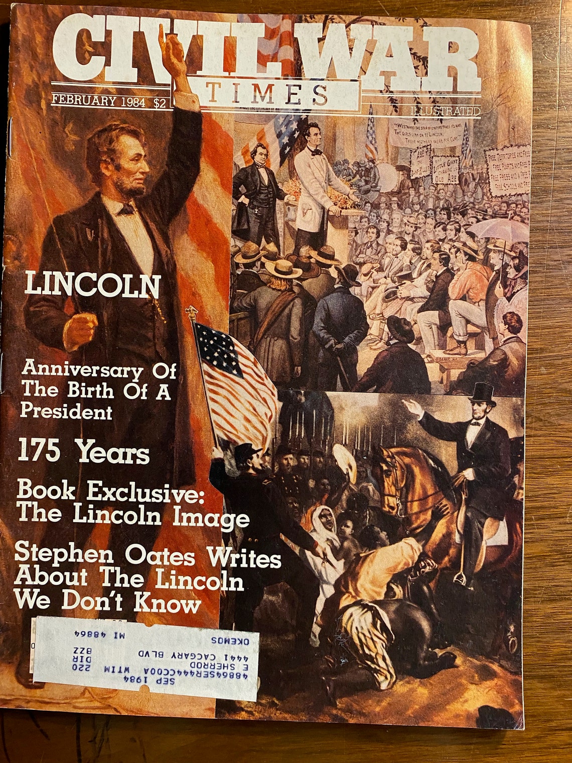 Civil War Times Illustrated History Magazine: February 1984 - Etsy