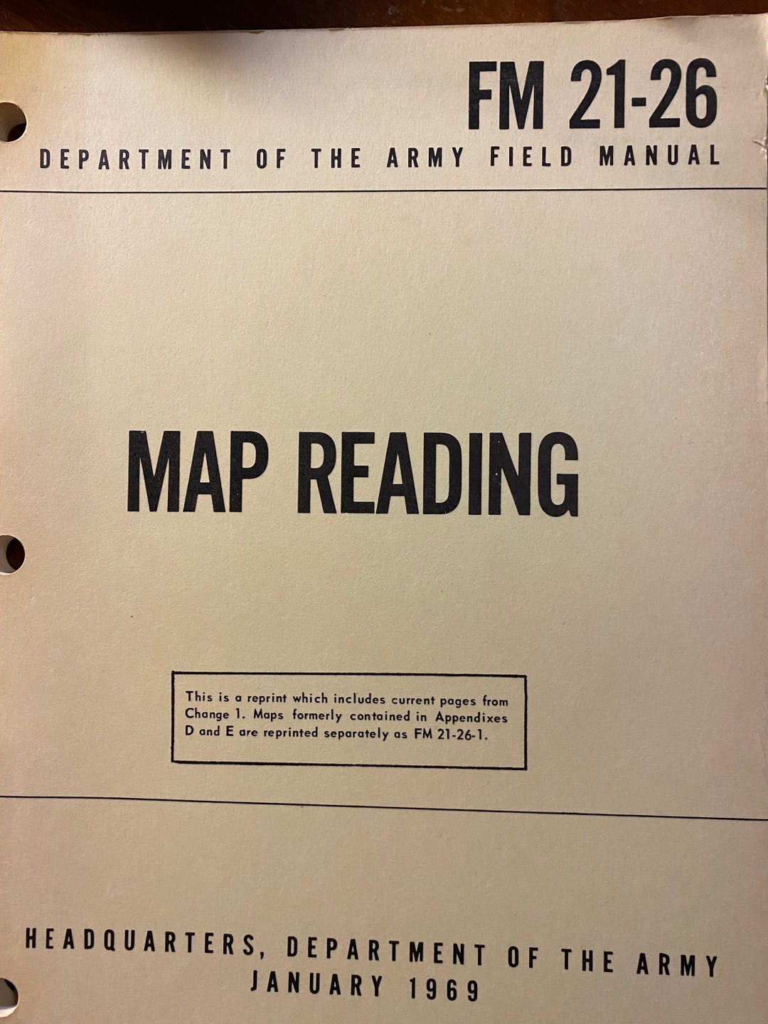 Map Reading - the Army Field Manual FM 21-26 - Departments of the Army ...