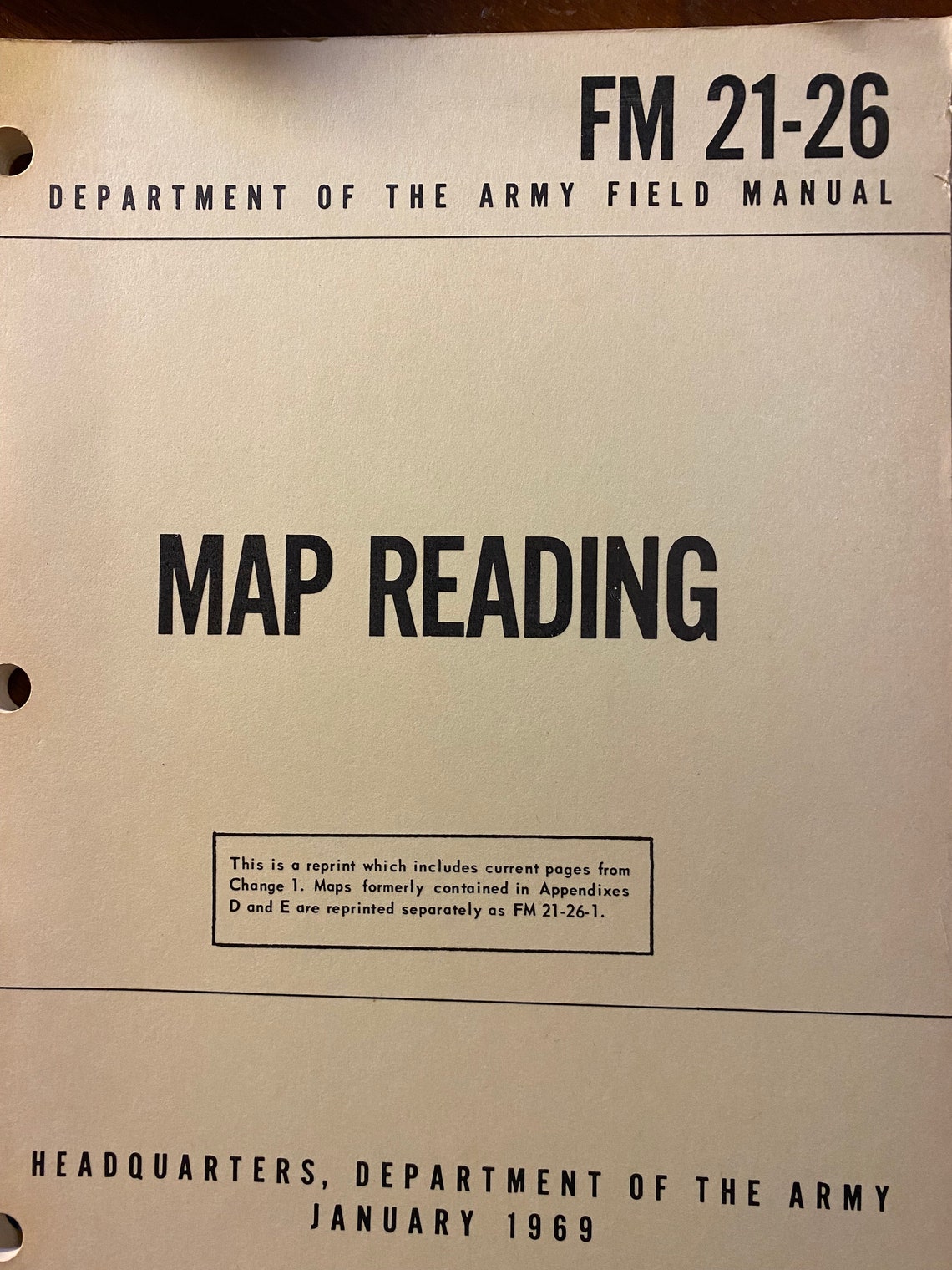 Map Reading - the Army Field Manual FM 21-26 - Departments of the Army ...