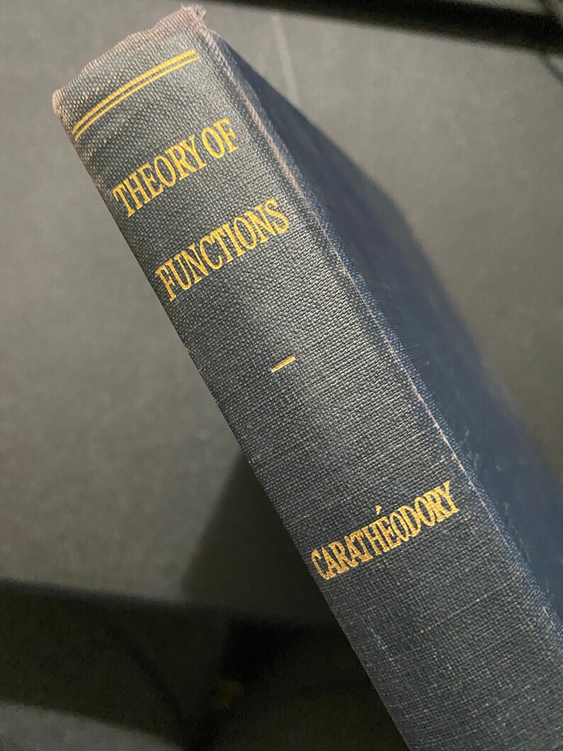 Theory Of Functions Of A Complex Variable Volume 1 C Etsy