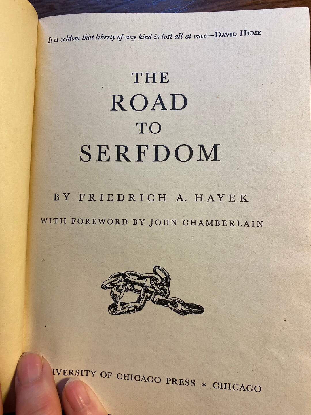 The Road to Serfdom - Friedrich Hayek - 1945 - Political Science - Etsy
