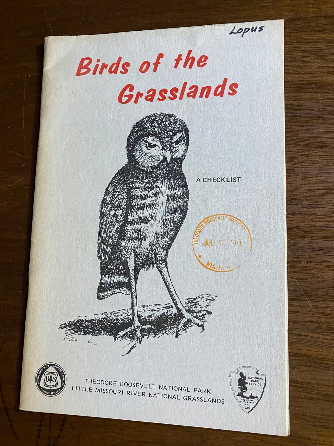 Birds of the Grasslands A Checklist - Theodore Roosevelt National Park ...