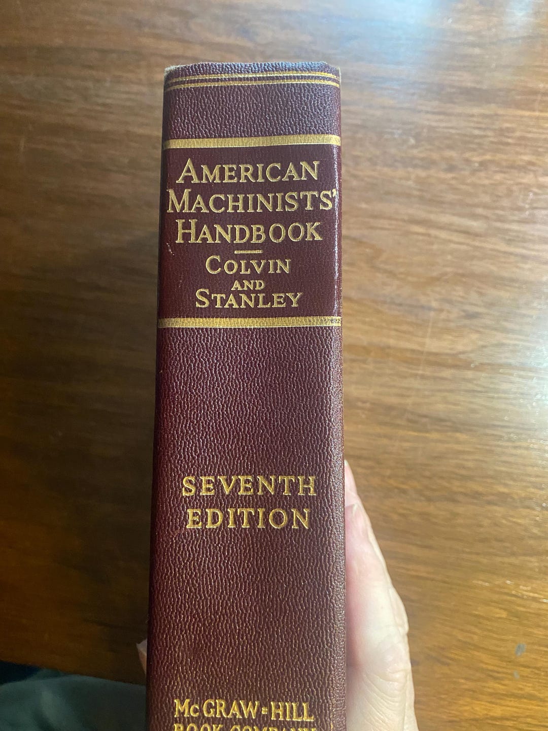 American Machinists Handbook 7th Edition - Colvin / Stanley - 1940 ...