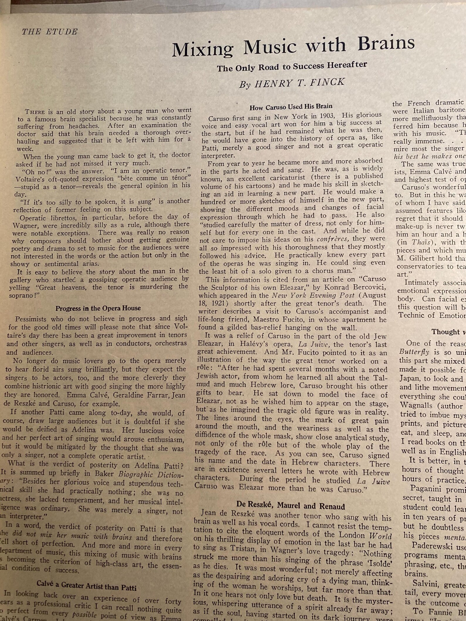 The Etude Presser's Musical Magazine Pick - July / August 1922 - Music ...
