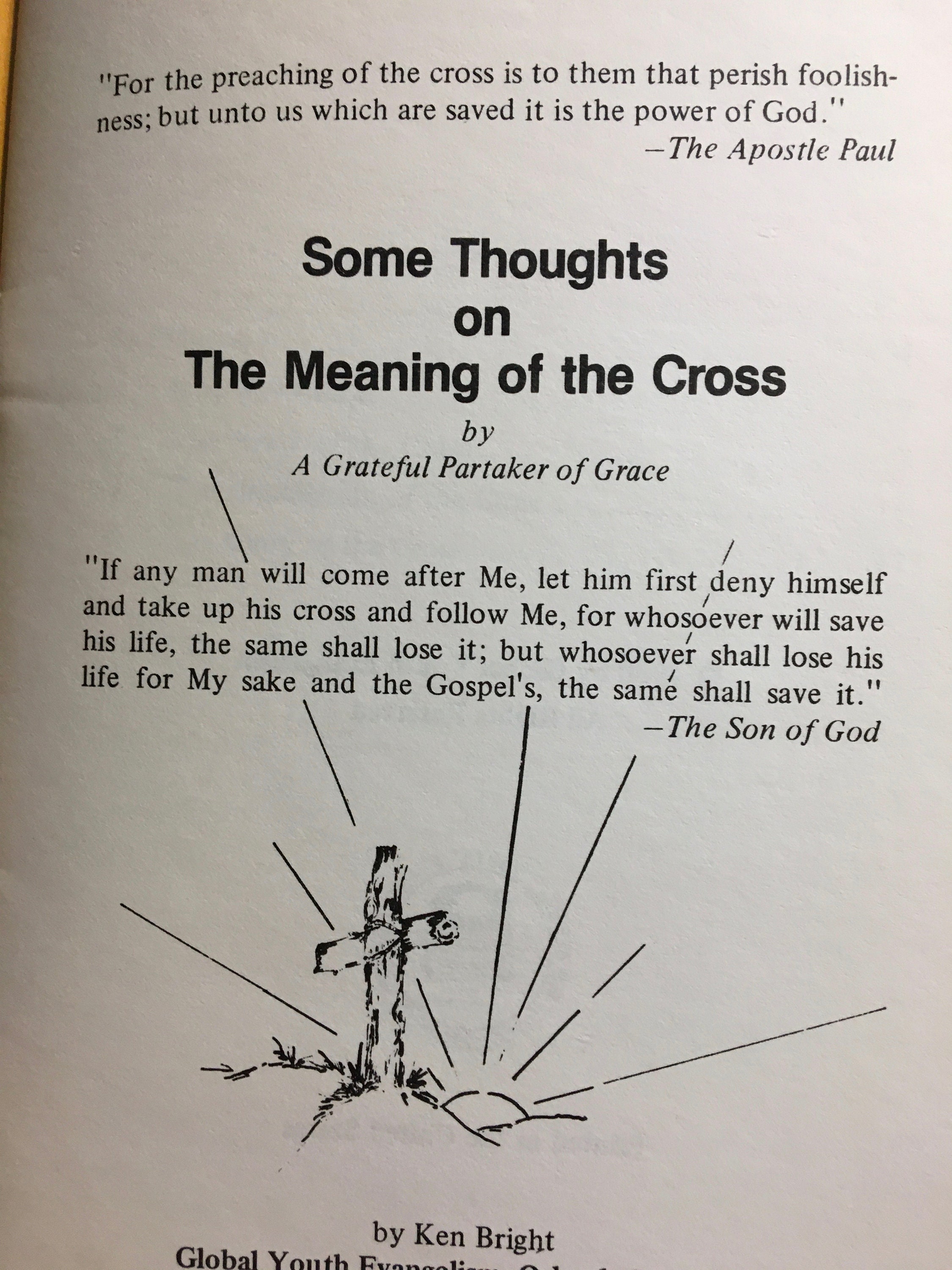The Cross His Victory is Our Victory - Ken Bright - 1980 - Faith in ...