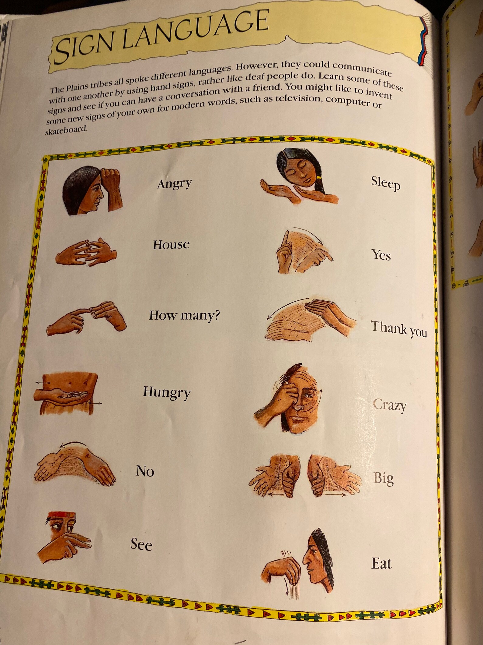 Indians of the Plains Facts Things to Make Activities - 1991 - Ruth ...