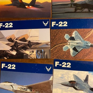 USAF Collector Cards / Trading Cards Airplane - Jets - Military ...